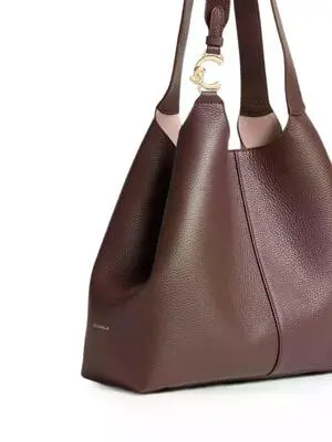 COCCINELLE C-easy Grained Leather Shoulder Bag