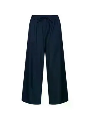 Max Mara Drawstring Wide-leg Trousers - Blue