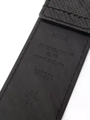 LOUIS VUITTON Pont Neuf Taiga Belt
