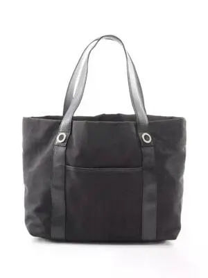 BVLGARI 2000s Logomania Tote Bag - Black