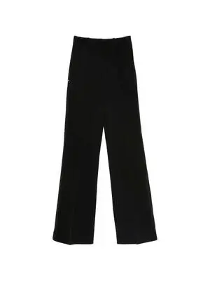 Sportmax Volonta High-waisted Wide-leg Trousers - Black