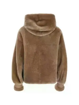 BLANCHA Shearling Hooded Jacket