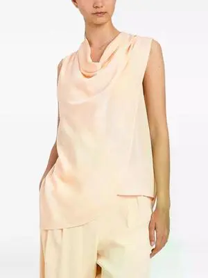 TWINSET Draped Sleeveless Blouse