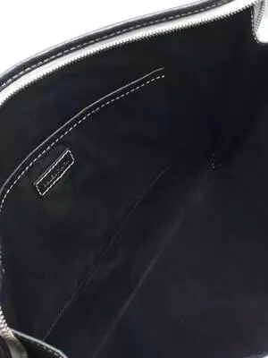 Balenciaga 2000s Bazar Striped Clutch Bag