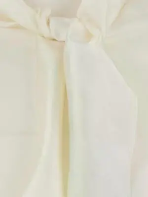 JUCCA Pussy-bow Three-quarter Sleeve Blouse