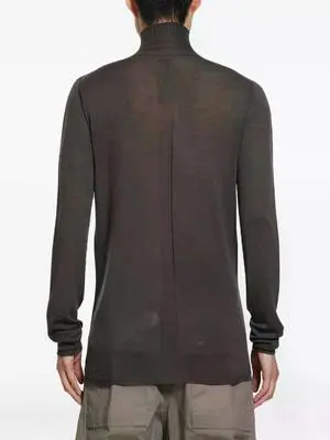 Rick Owens Tower Level Turtleneck Wool Sweater