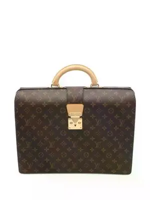 LOUIS VUITTON Monogram Canvas Serviette Fermoir Briefcase