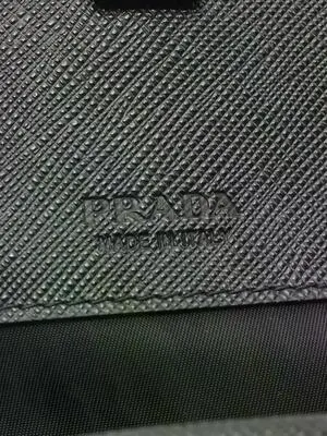 Prada Tessuto Saffiano Mini Shoulder Bag