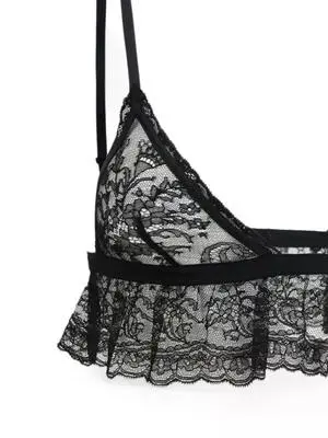 Dolce & Gabbana Lace Ruffled Bra