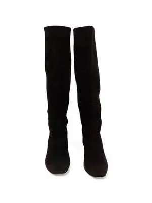GIANVITO ROSSI Over-the-knee Suede Boots - Brown