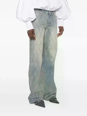 Balmain Buttoned Straight-leg Jeans