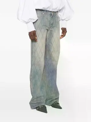 Balmain Buttoned Straight-leg Jeans