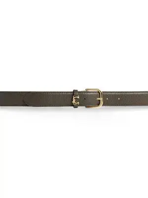 COCCINELLE Loop Grained Leather Belt