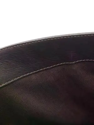 Celine 2000s Boogie Leather Tote Bag - Brown