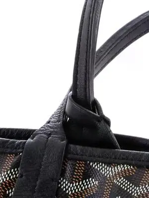 Goyard Anjou Reversible Coated Canvas Pm Tote Bag - Black