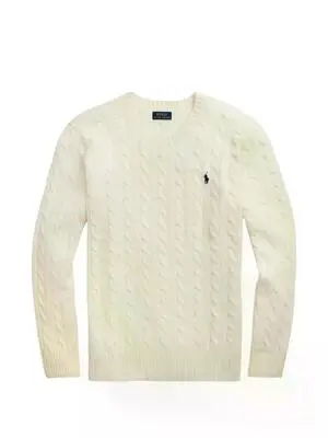 Polo Ralph Lauren Cable-knit Crewneck Sweater - Neutrals