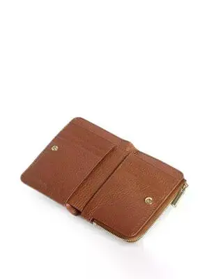 COCCINELLE Metallic Soft Grained Leather Wallet