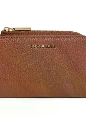 COCCINELLE Metallic Soft Grained Leather Wallet