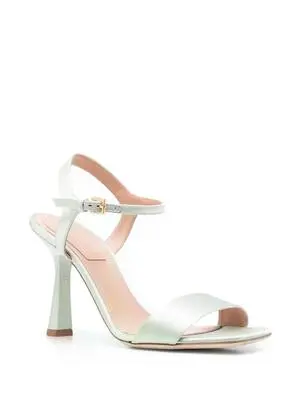 Alberta Ferretti Heeled Silk Sandals