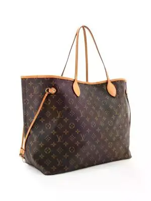 LOUIS VUITTON Neverfull Monogram Canvas Gm Tote Bag - Brown
