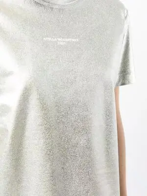 Stella McCartney Metallic Logo T-shirt