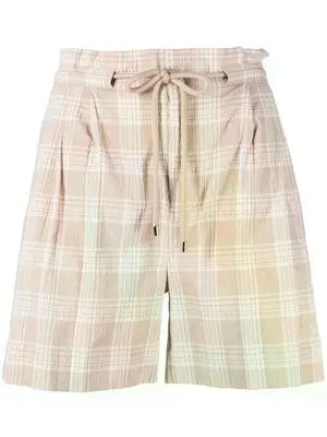Woolrich Check-print Seersucker Shorts - Neutrals