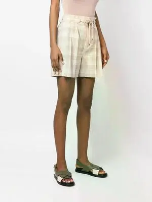 Woolrich Check-print Seersucker Shorts