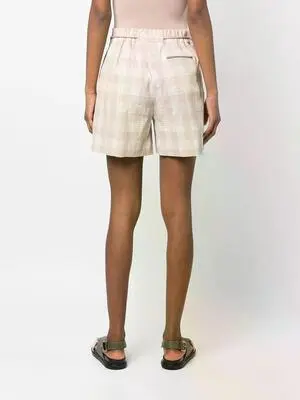 Woolrich Check-print Seersucker Shorts