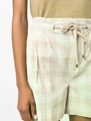 Woolrich Check-print Seersucker Shorts