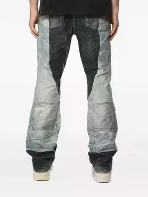 PURPLE BRAND Distressed Patchwork Jeans