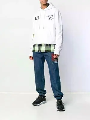 Off-White Leonardo Da Vinci Quote Jeans