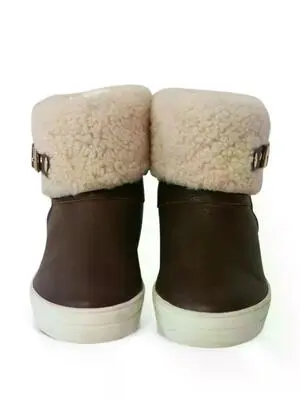 Burberry Skillman Buckle-strap Ankle Boots