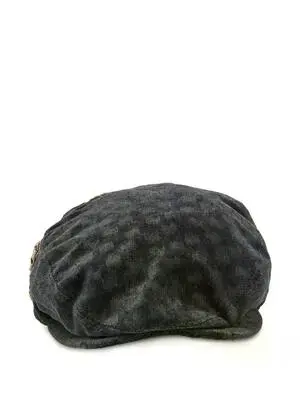 Dolce & Gabbana Embellished Velvet Cap - Grey