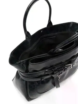 OSOI Brocle Leather Tote Bag - Black
