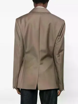 RÓHE Peak-lapel Single-breasted Blazer