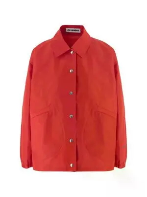JIL SANDER Logo-embroidered Jacket - Red