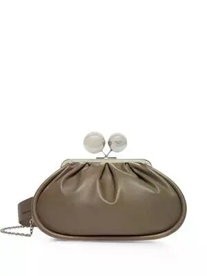 Max Mara Medium Pasticcino Clutch Bag - Neutrals