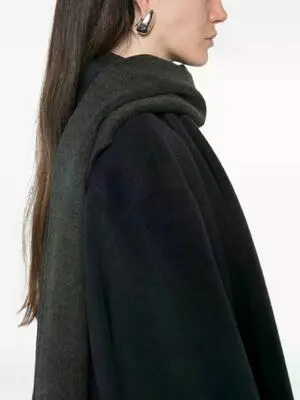 ALICIA AUDREY Camilla Scarf-detail Coat - Blue