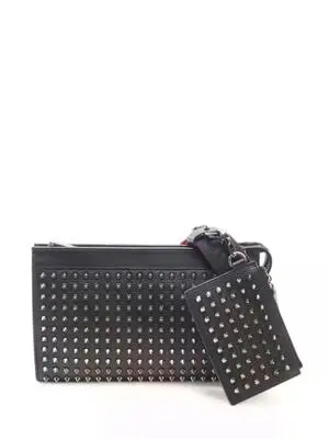 CHRISTIAN LOUBOUTIN Funky Studded Crossbody Bag - Black