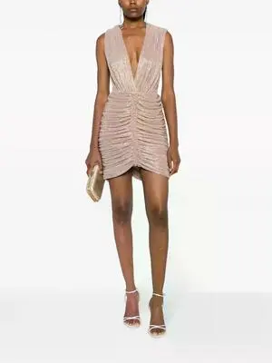 Costarellos Rampling Gathered-detail Minidress