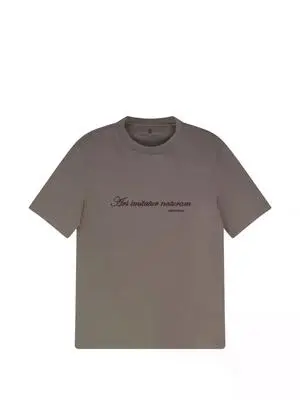 Brunello Cucinelli Slogan-print T-shirt - Grey