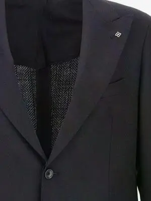 Tagliatore Single-breasted Herringbone Blazer