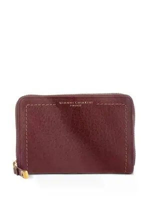 GIANNI CHIARINI Bubble Leather Wallet - Red