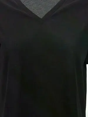 GRAN SASSO V-neck Rolled-cuff T-shirt