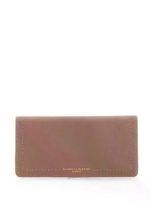 GIANNI CHIARINI Bubble Grain Leather Wallet - Pink