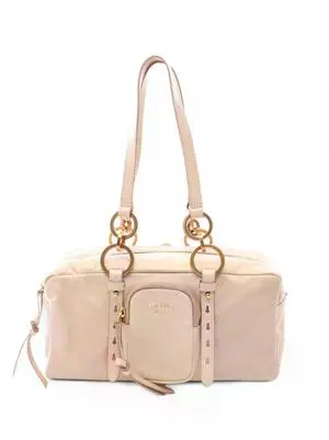 Prada 2010s Medium Tangle Shoulder Bag - Neutrals