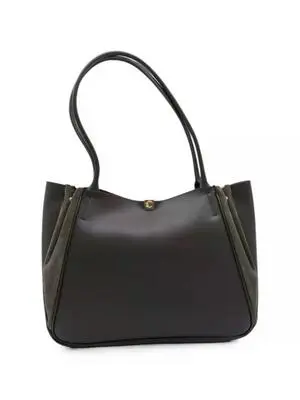 COCCINELLE Pansy Leather Suede-panel Tote Bag