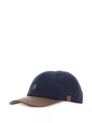 Eleventy Logo-embroidered Baseball Cap - Blue