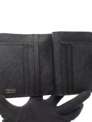 Prada Saffiano Metal Bi-fold Wallet