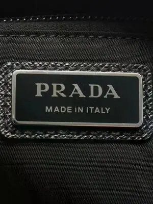 Prada 2020s Medium Re-nylon Saffiano Leather Shoulder Bag